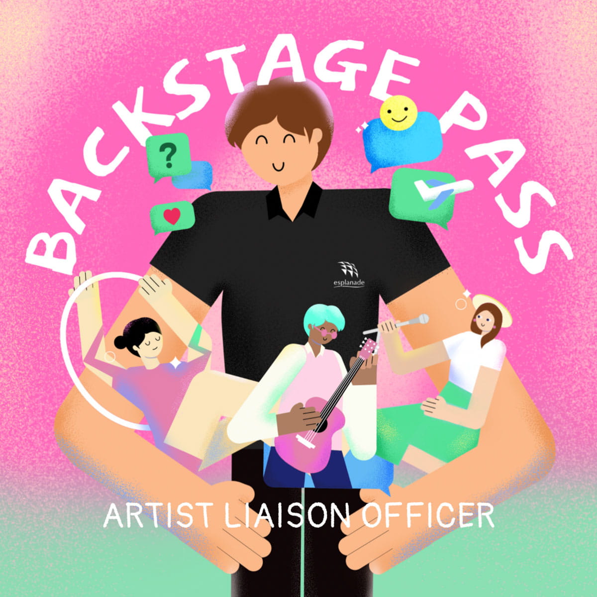 Backstage Pass: Artist Liaison Officer - Esplanade Offstage
