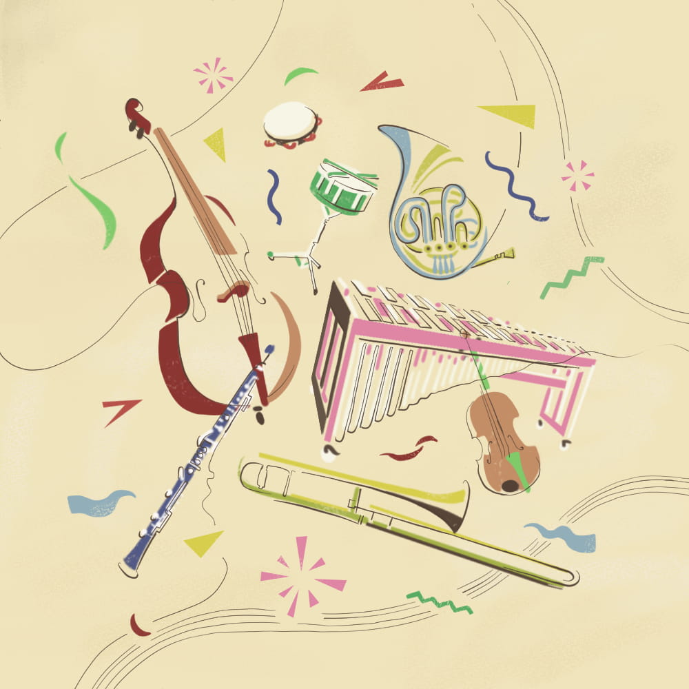 All about the Western orchestra