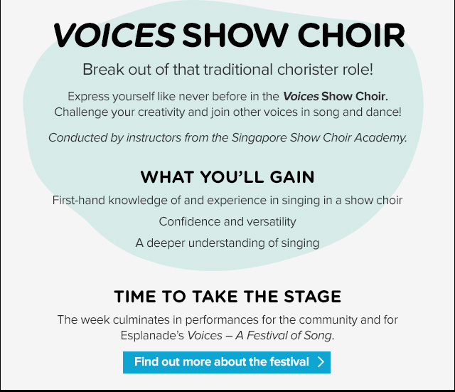 Voices Show Choir - Call to participate